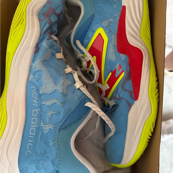New Balance | Shoes | New Balance Mens Blue And Yellow Athletic Shoes ...